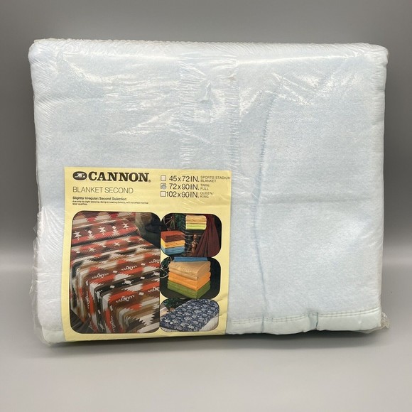 Bedding | Cannon Blanket Second Light Blue Twin Full Polyester Machine ...